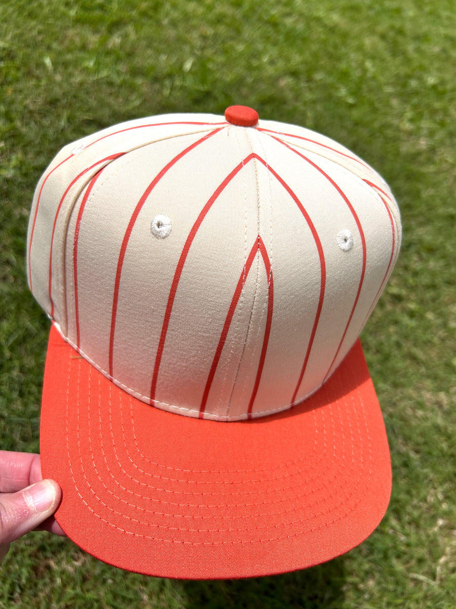 5 Panel Retro Pinstripe Baseball Flat Bill – The Restoration House